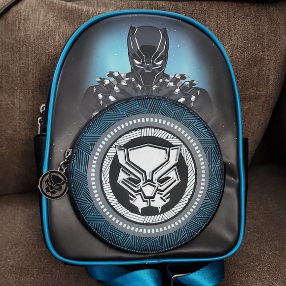 Loungefly | Bags | Loungefly Black And Blue Backpack | Poshmark